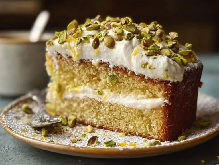 Irresistible Lemon Pistachio Ricotta: Blissful Cake