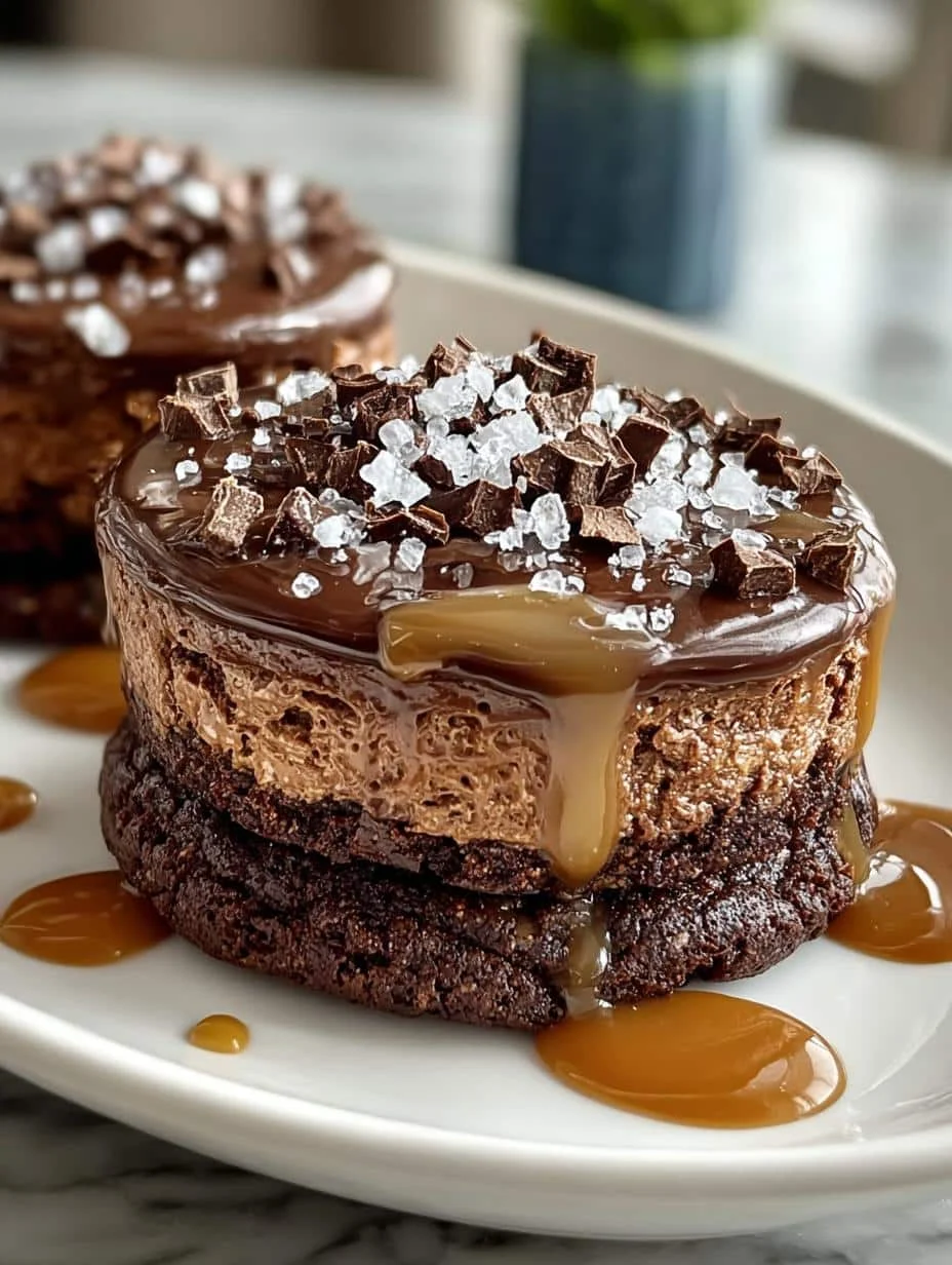 Double Chocolate Salted Caramel Cookies: 24 Ways to Indulge