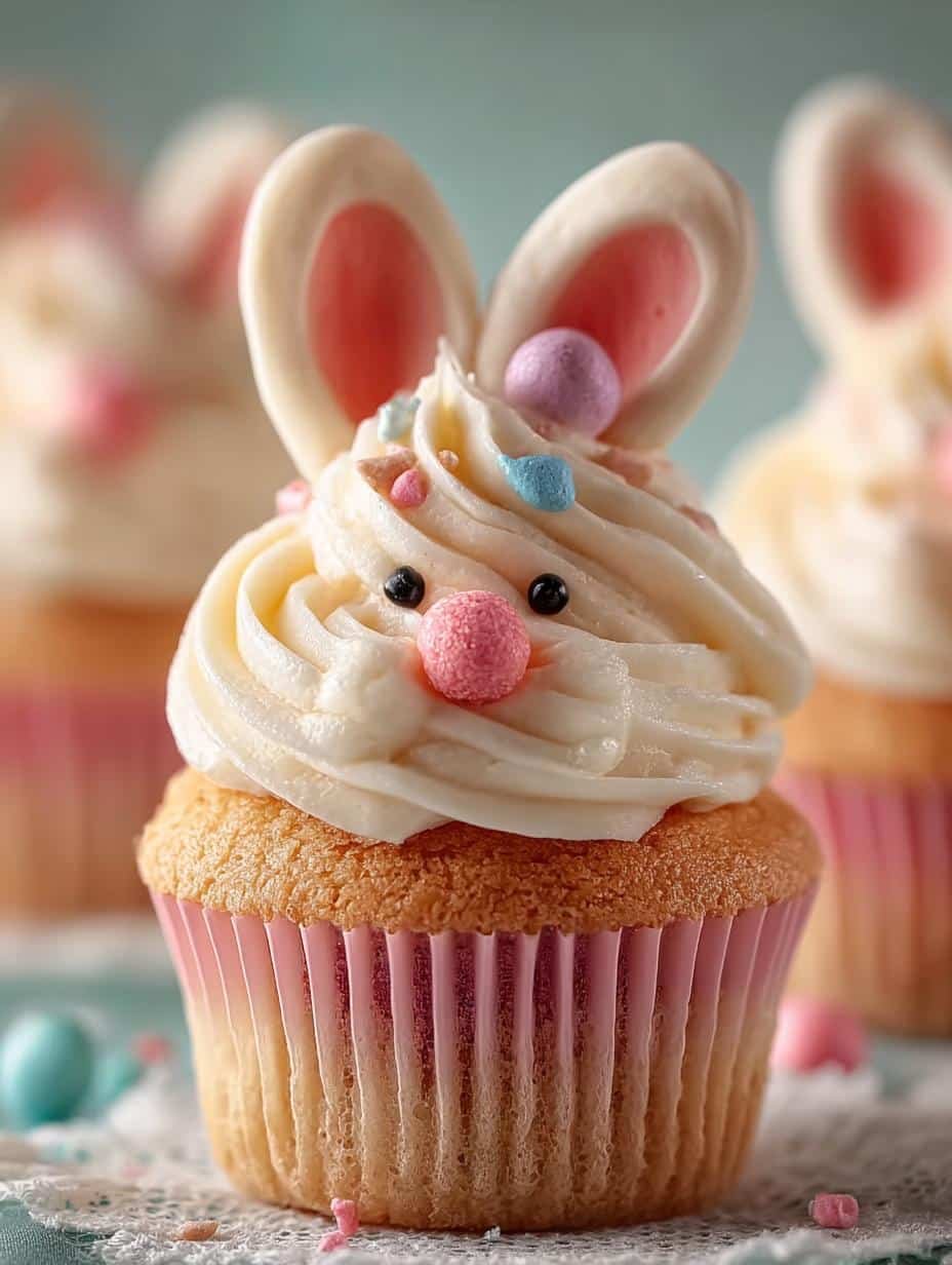 Delicious Easter Bunny Cupcakes for Spring Celebrations