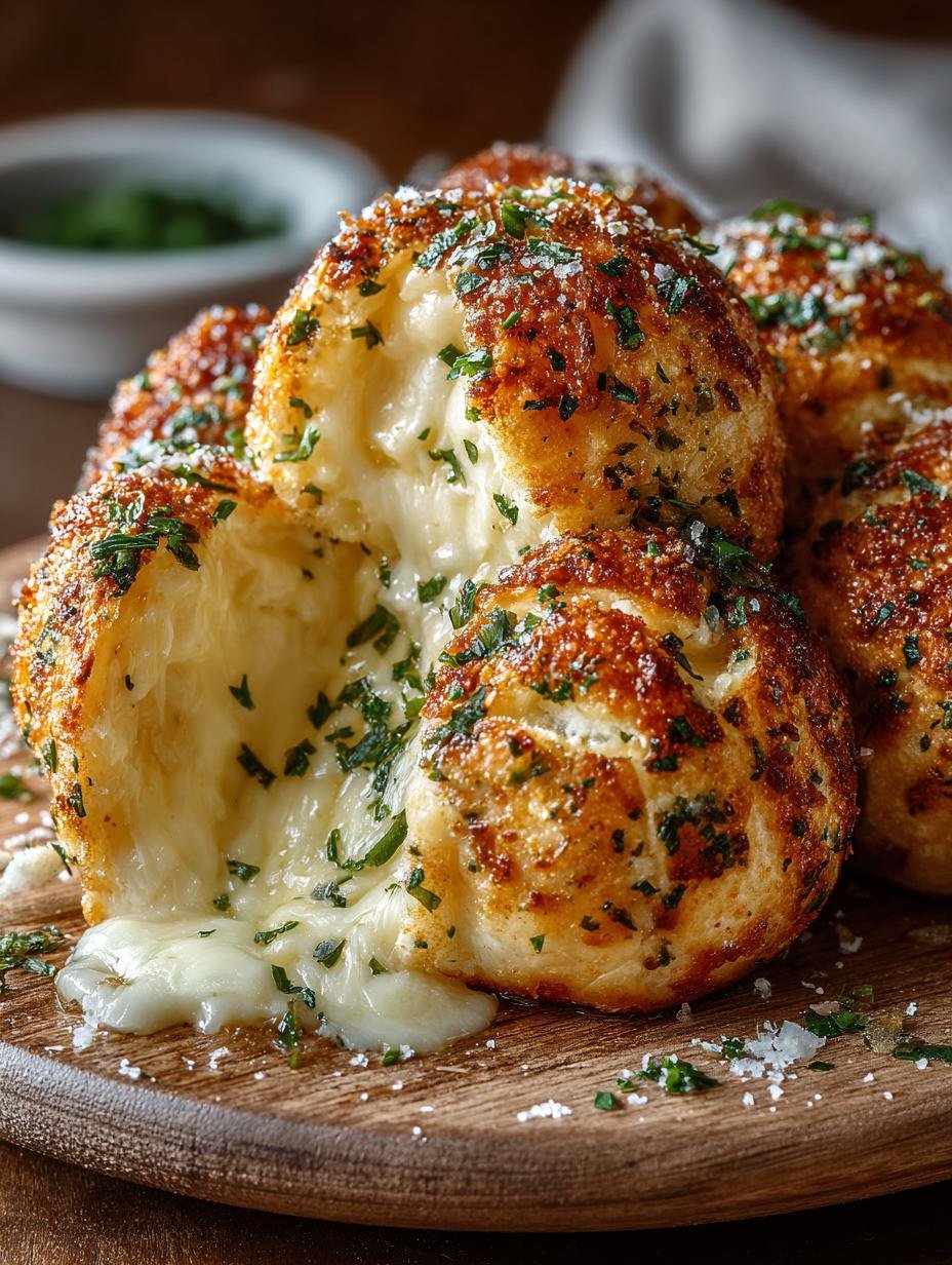 Garlic Butter Cheese Bombs: 12 Irresistible Cheesy Treats